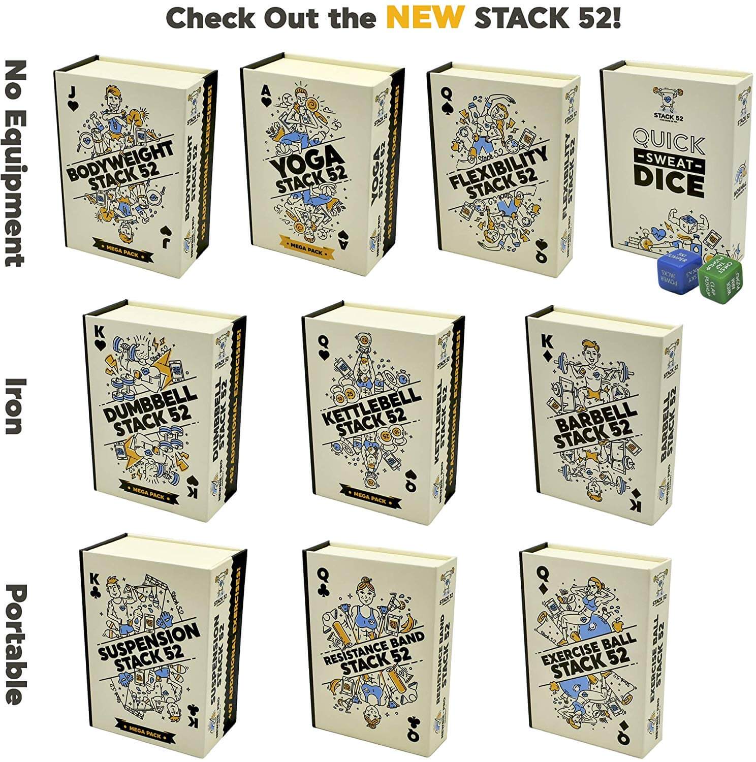 Suspension Exercise Dice Stack 52 - Stack 52